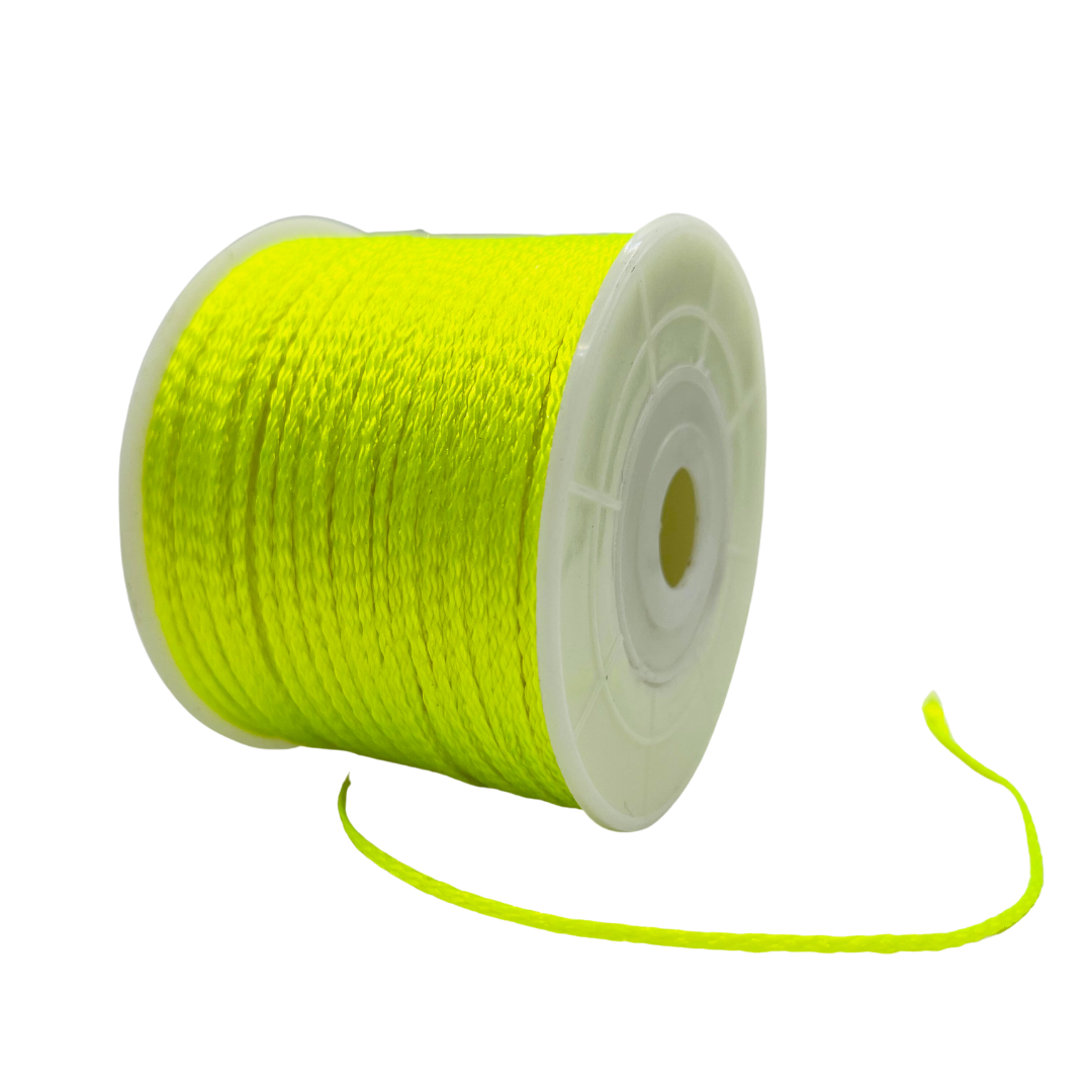 No.8 100M Brick Line Green HiVis- 8 Strand Nylon brickline Builders Li ...