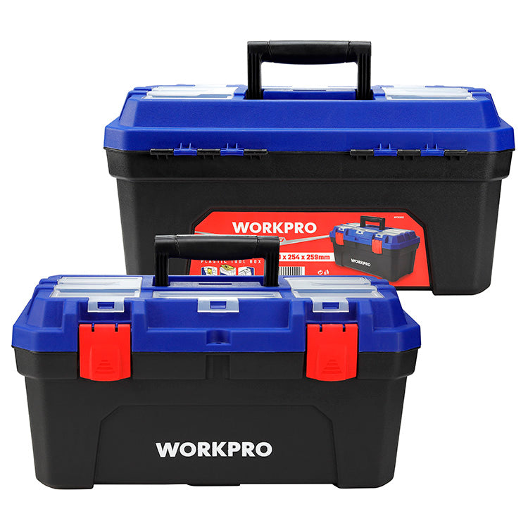 Workpro 500mm(20")Heavy Duty Plastic Toolbox — SOCRATES SUPPLIES
